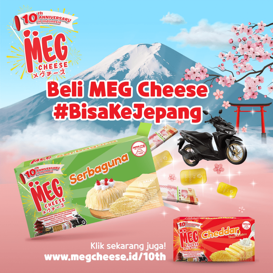 MEG Cheese - Keju Kualitas Jepang